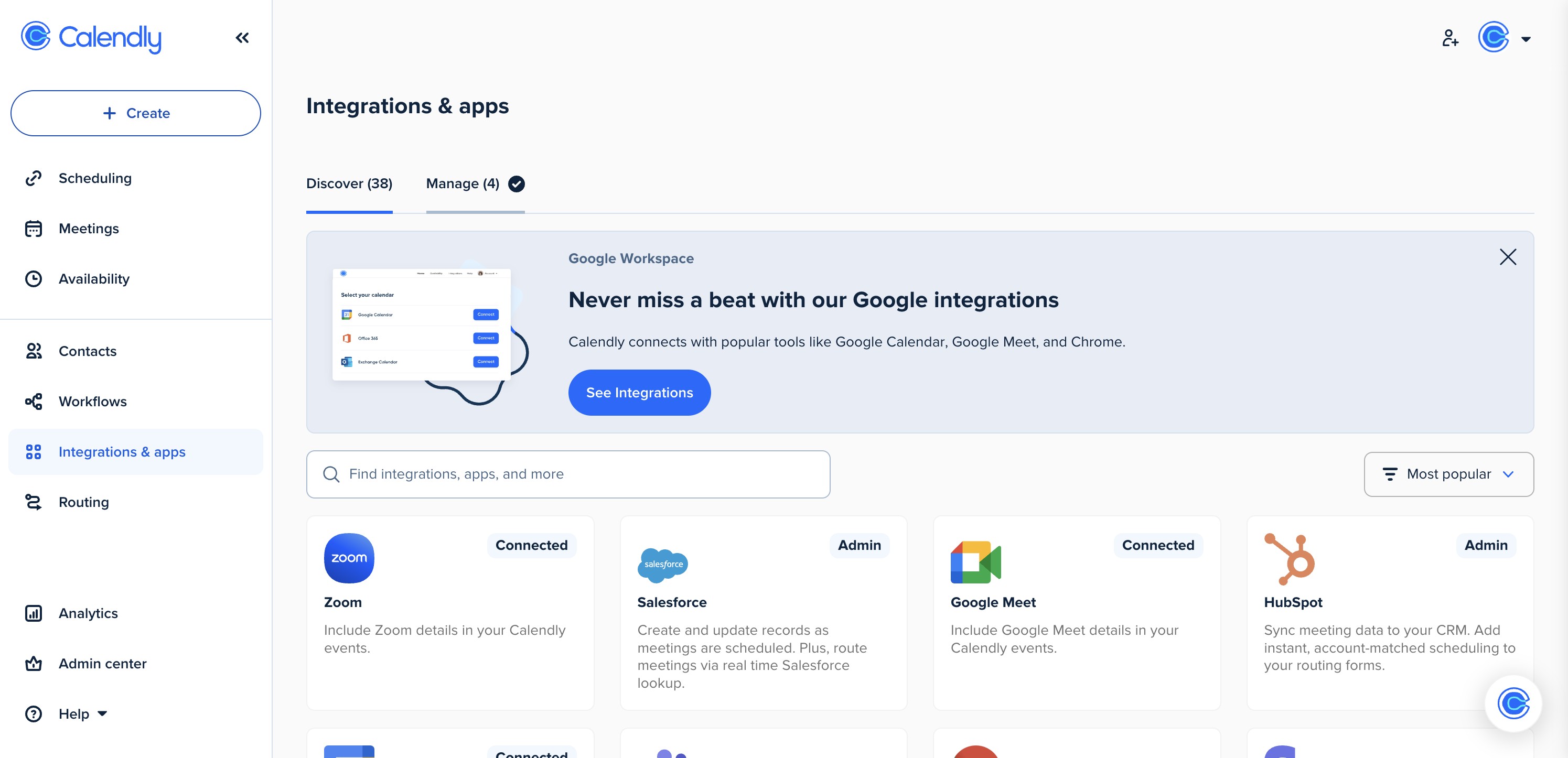 Hexus - Calendly Integrations Overview