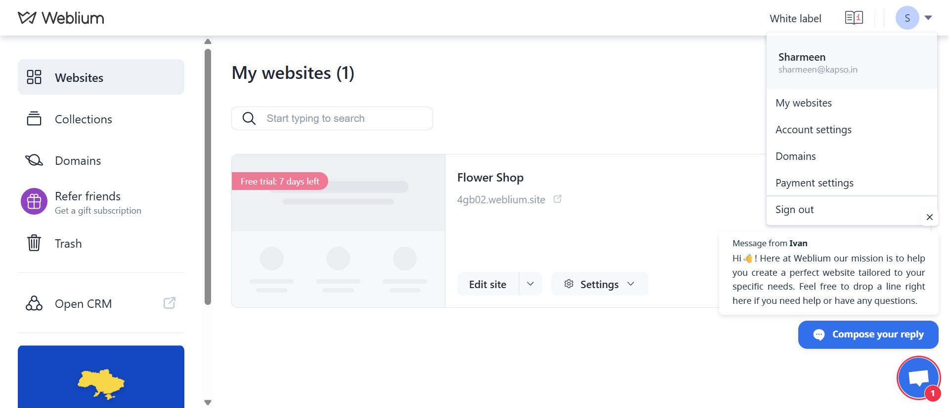 Hexus - How to Create and Publish a Website Using Weblium